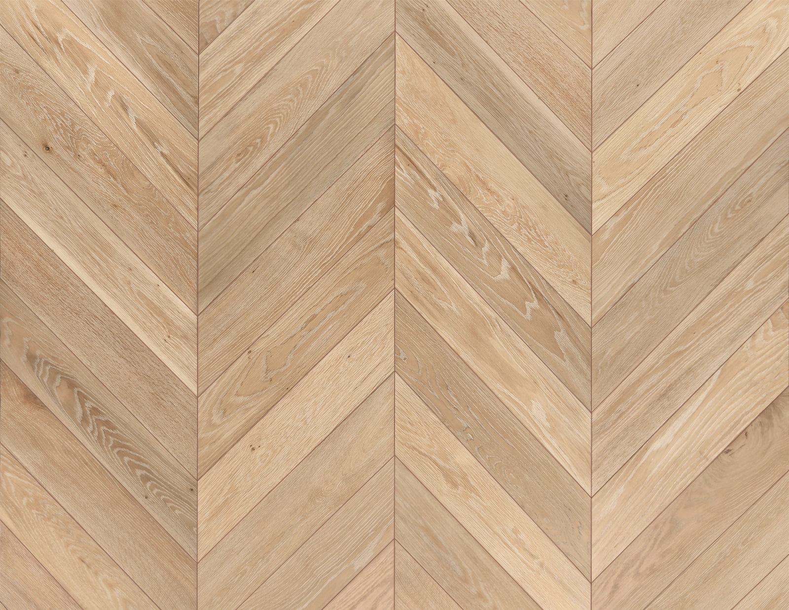 whitewashed chevron flooring